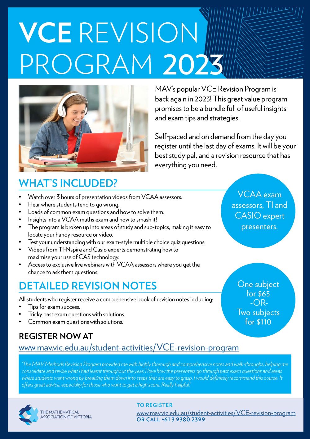 VCE Revision Program